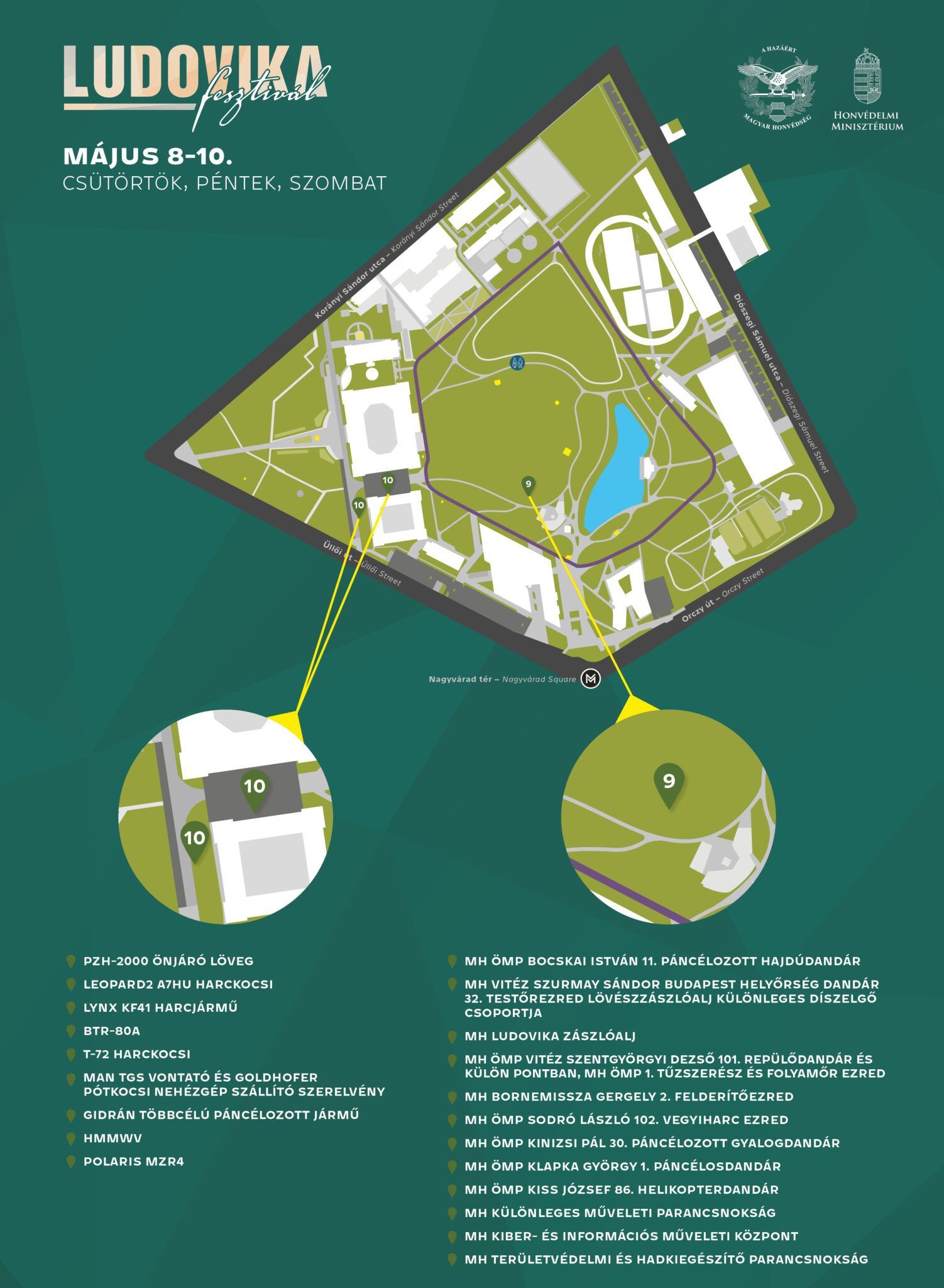 Honvédségi programok 2025 - Ludovika Fesztivál